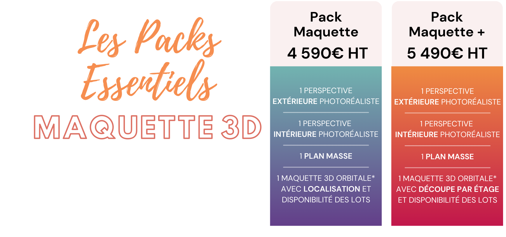 Offre Packs 3D | ARLYNK